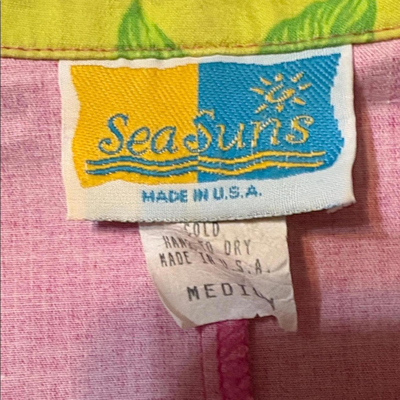 Vintage Sea Suns Floral Zip-Up Jacket Sea Suns made... | Depop