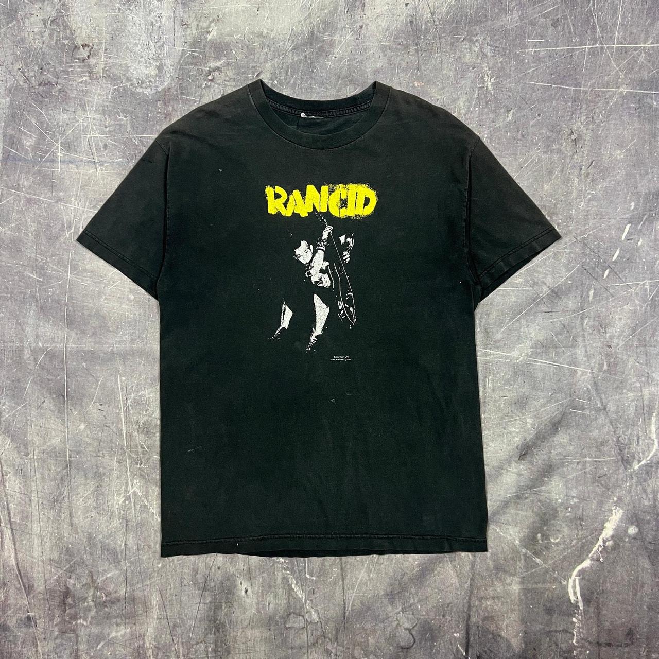 Vintage Rancid Band Shirt Men's Black L Punk Rock... | Depop