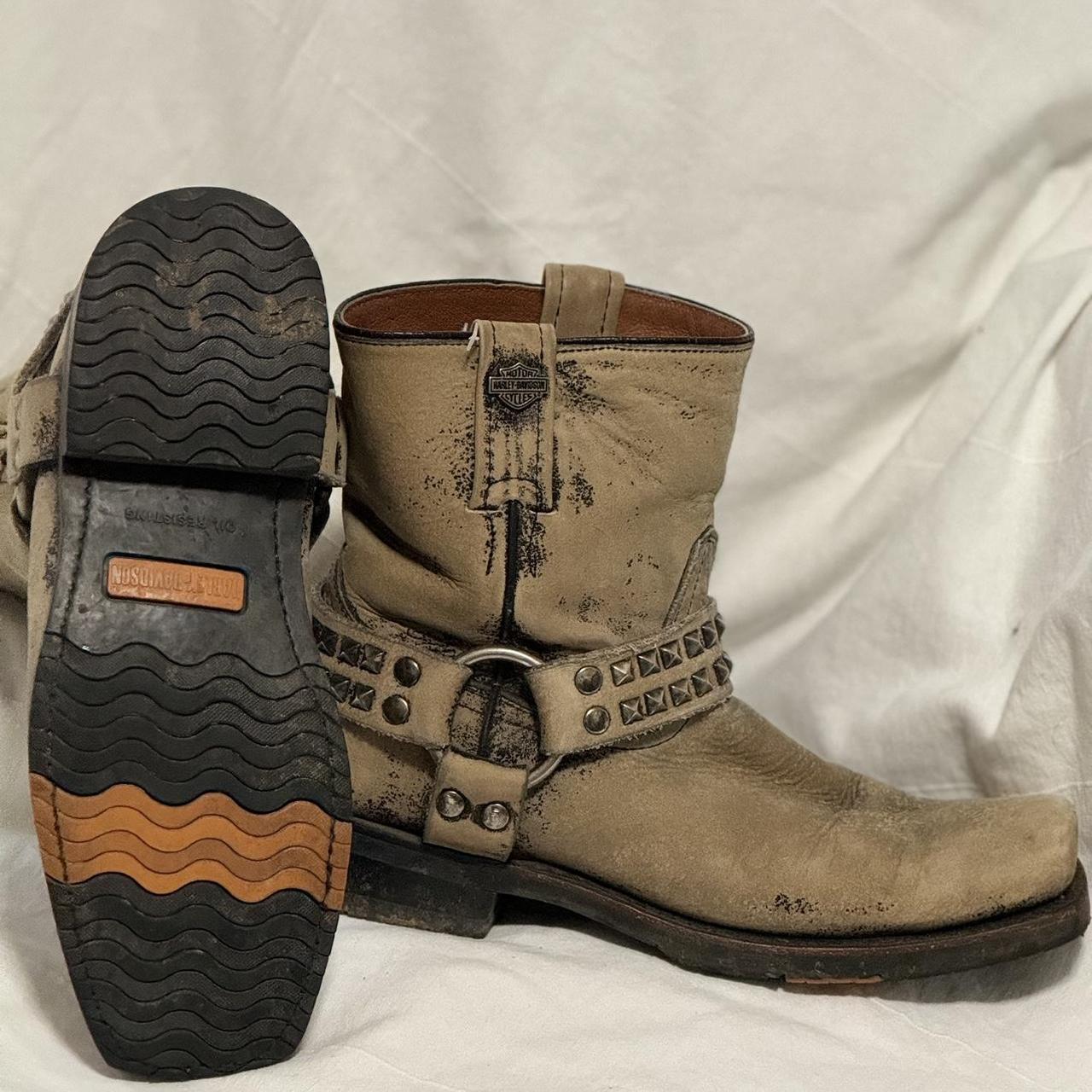 Harley Davidson women’s chopper boots. Very... - Depop