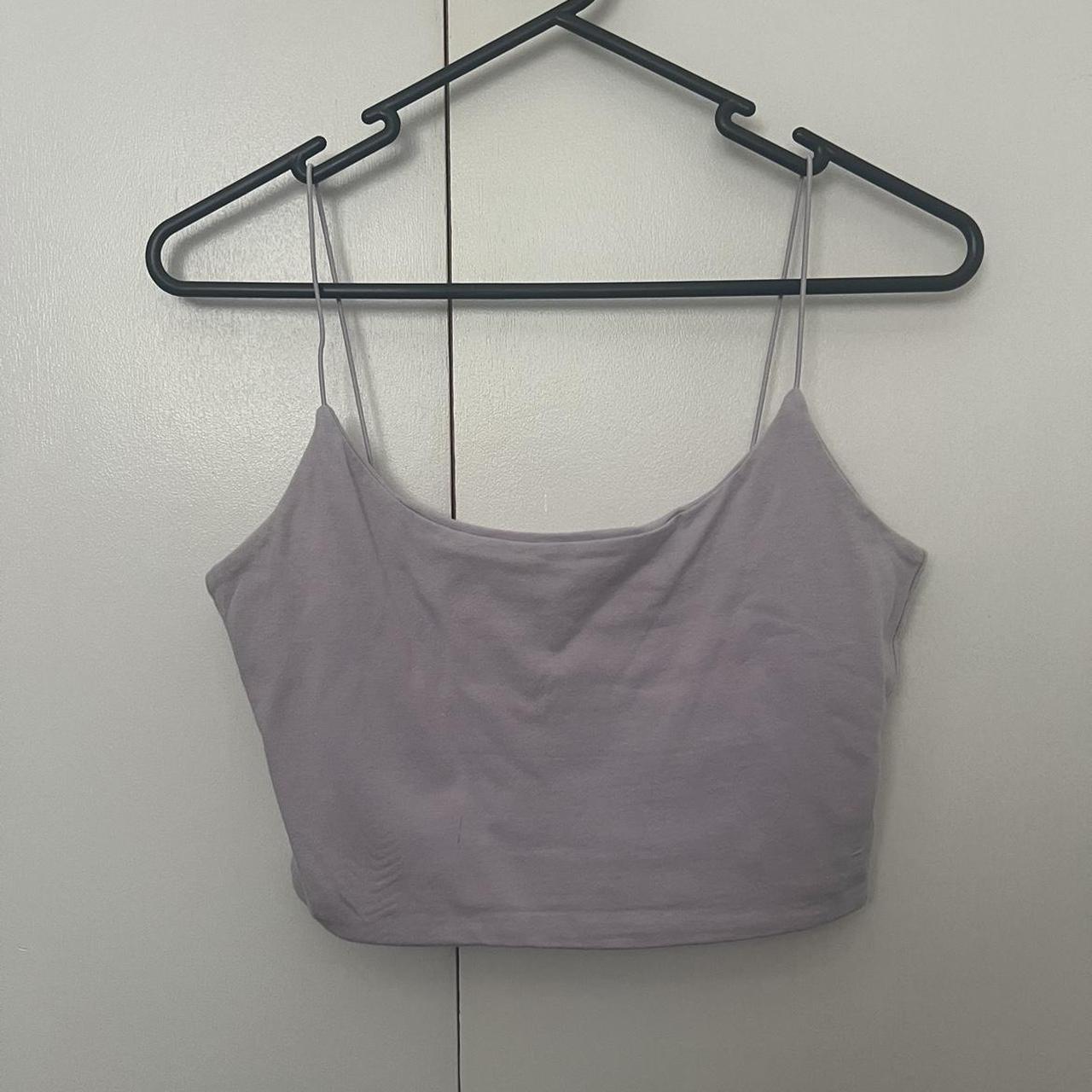 supre lilac cropped tank ㅤ- accepting reasonable... - Depop