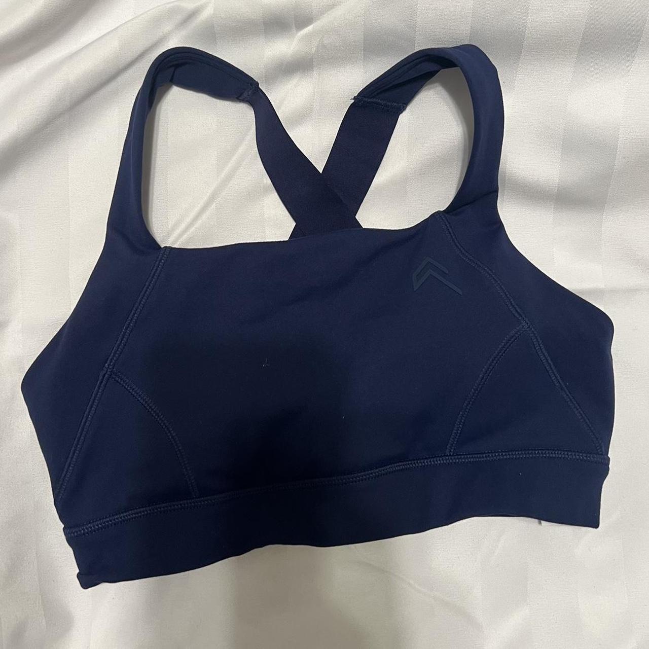 brand new oner active timeless sport bra in midnight... - Depop