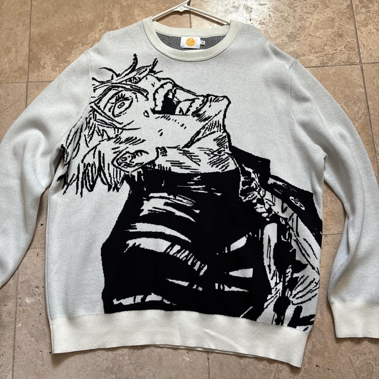 Jujutsu Kaisen knit sweater Gojo AOP Xl | Depop