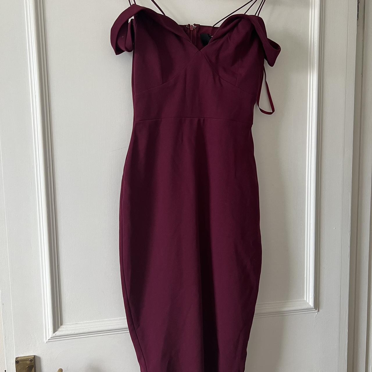 Ax Paris dress purple burgundy dress worn a few... - Depop