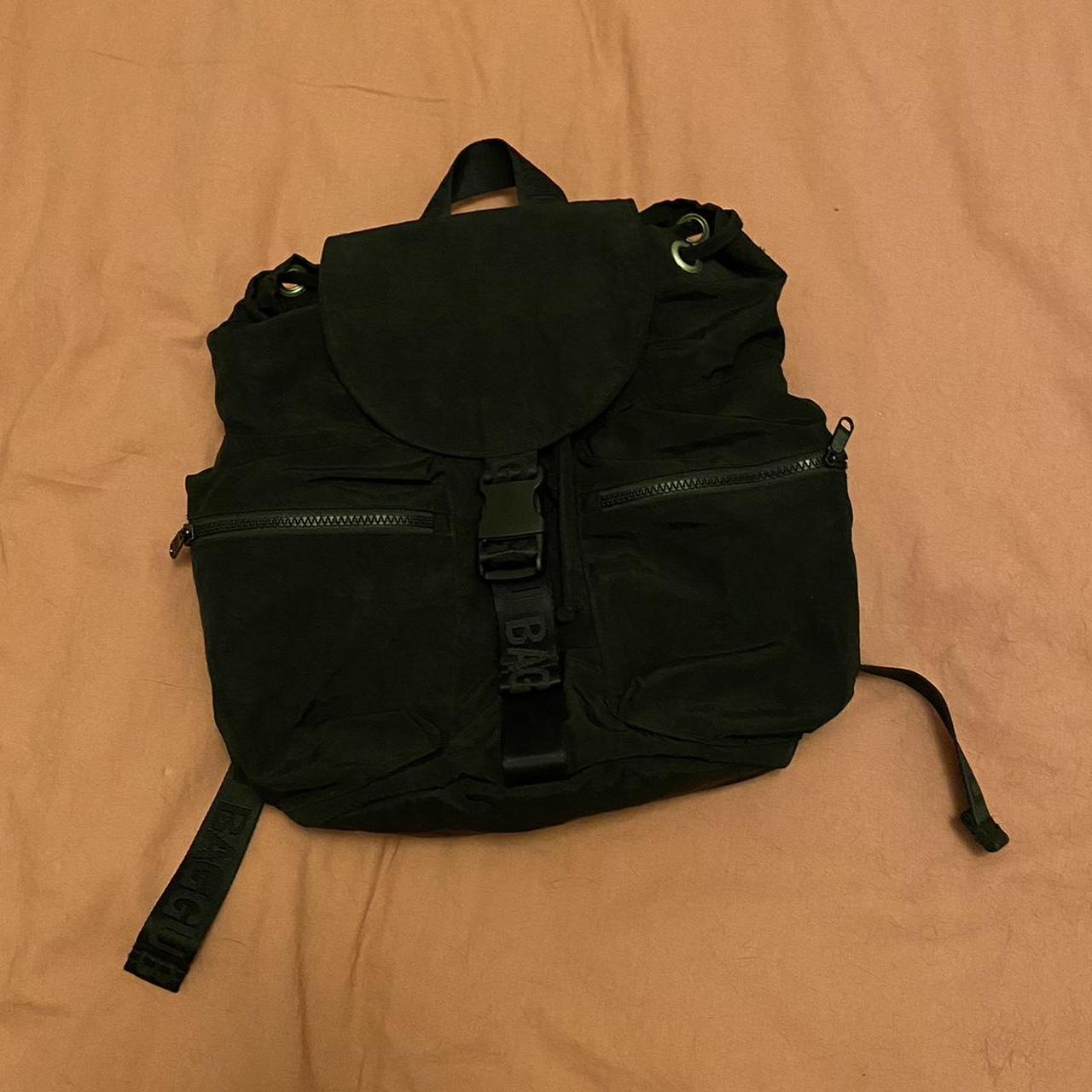 BAGGU sport backpack in black. “A backpack for all... - Depop