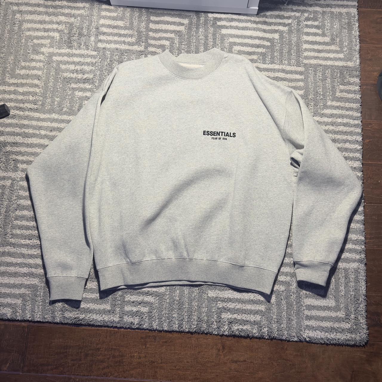 Essentials Sweater Worn once Perfect condition - Depop