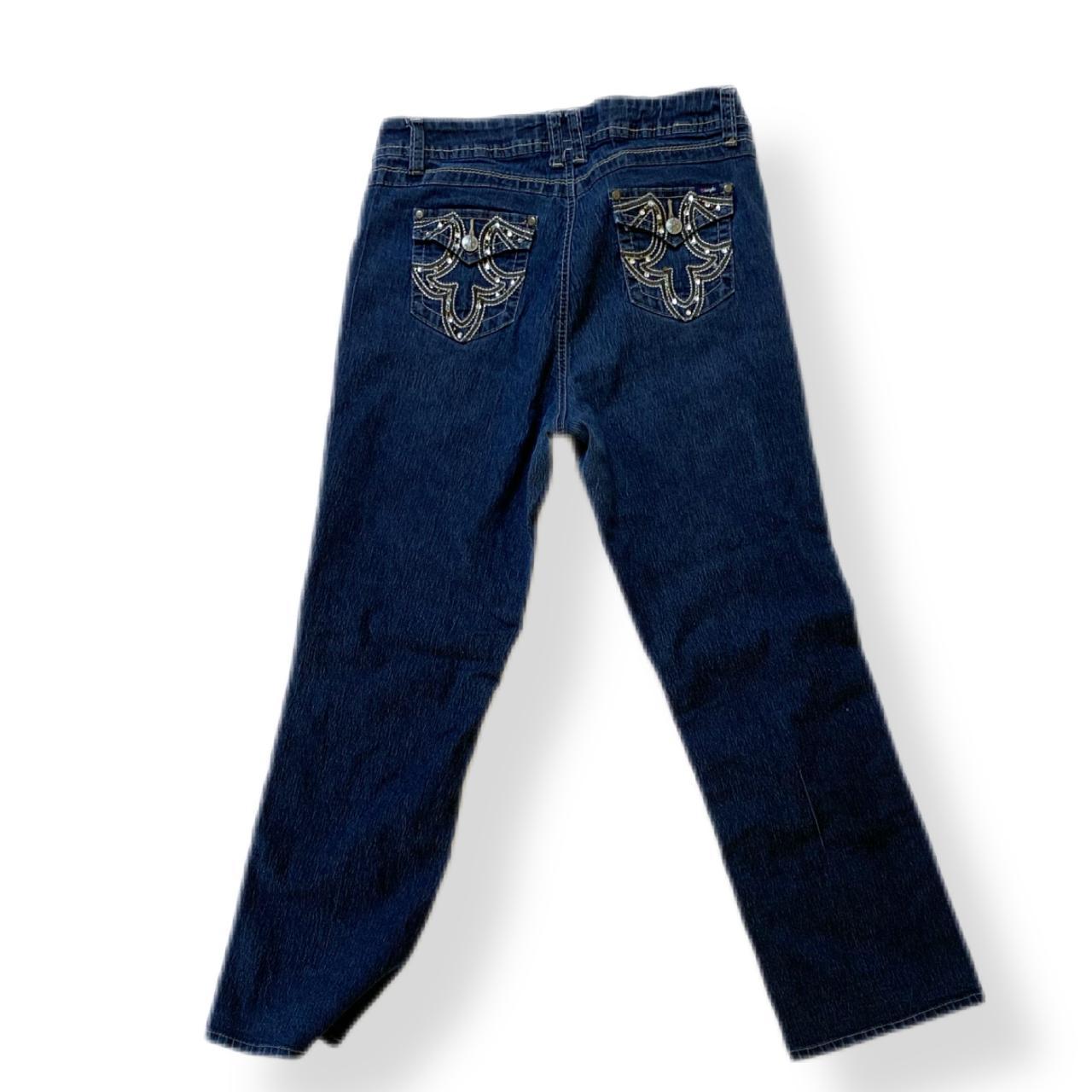 Angels Bedazzled Vintage Jeans 34" X 28" - Depop