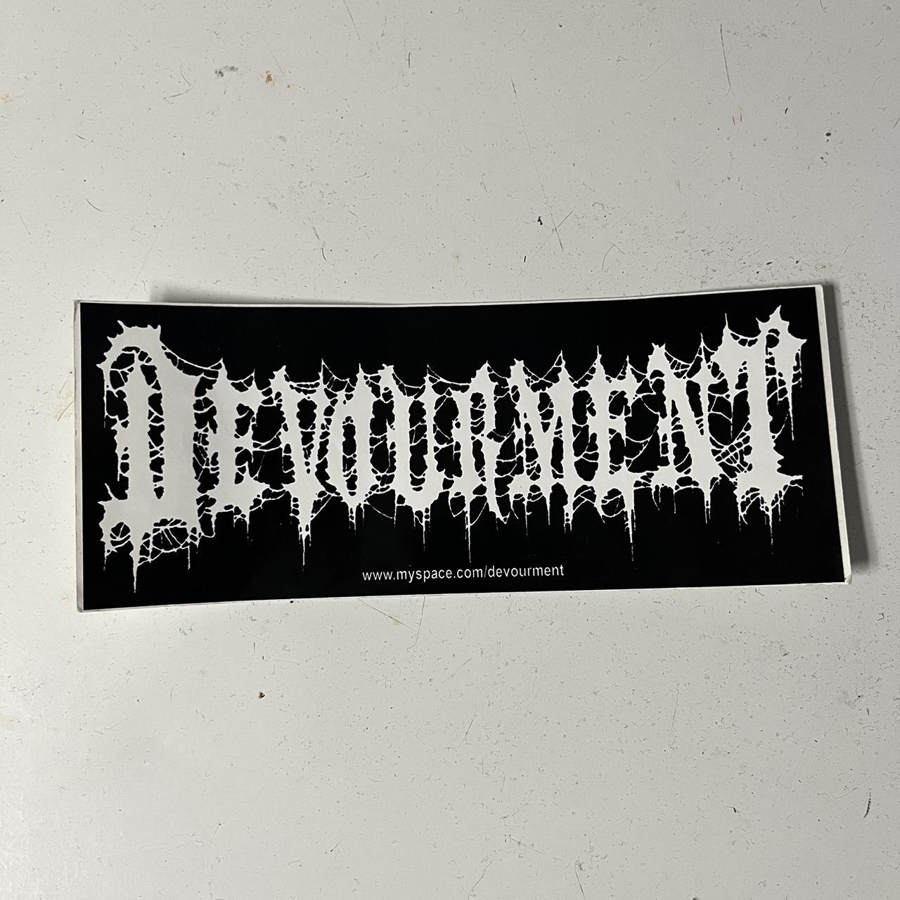 Genuine Devourment MySpace sticker from brutal... - Depop