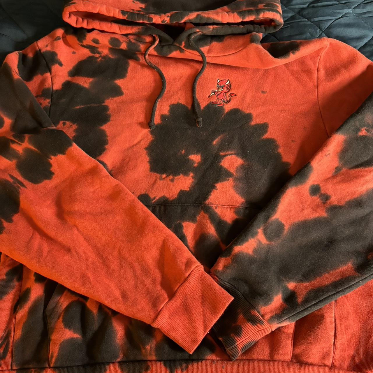 Large Ransom Tie Dye Hoodie #Ransom #Tie Dye - Depop