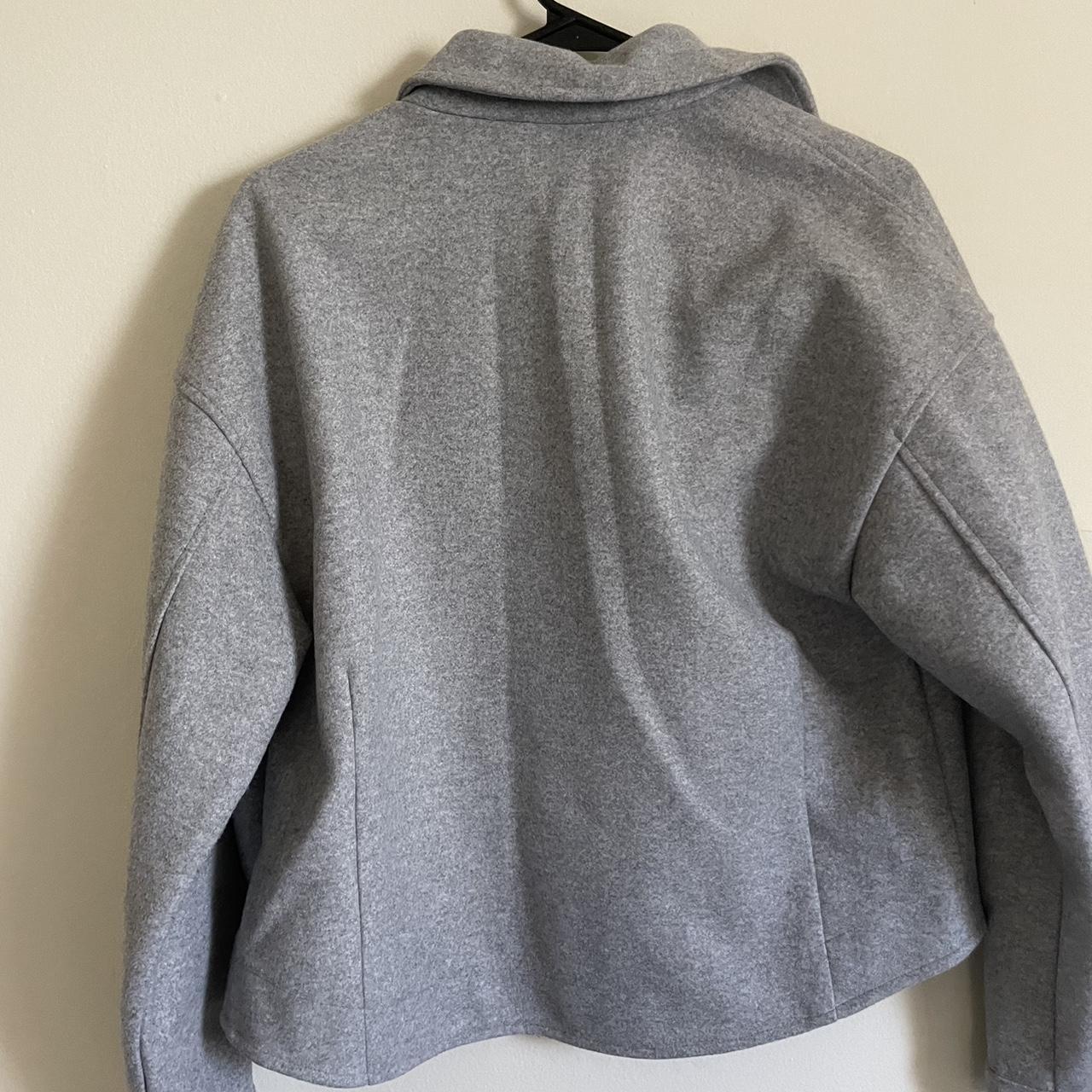 Grey lightweight jacket Perfect layering piece Two... - Depop