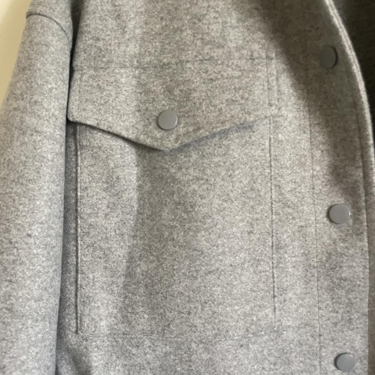 Grey lightweight jacket Perfect layering piece Two... - Depop