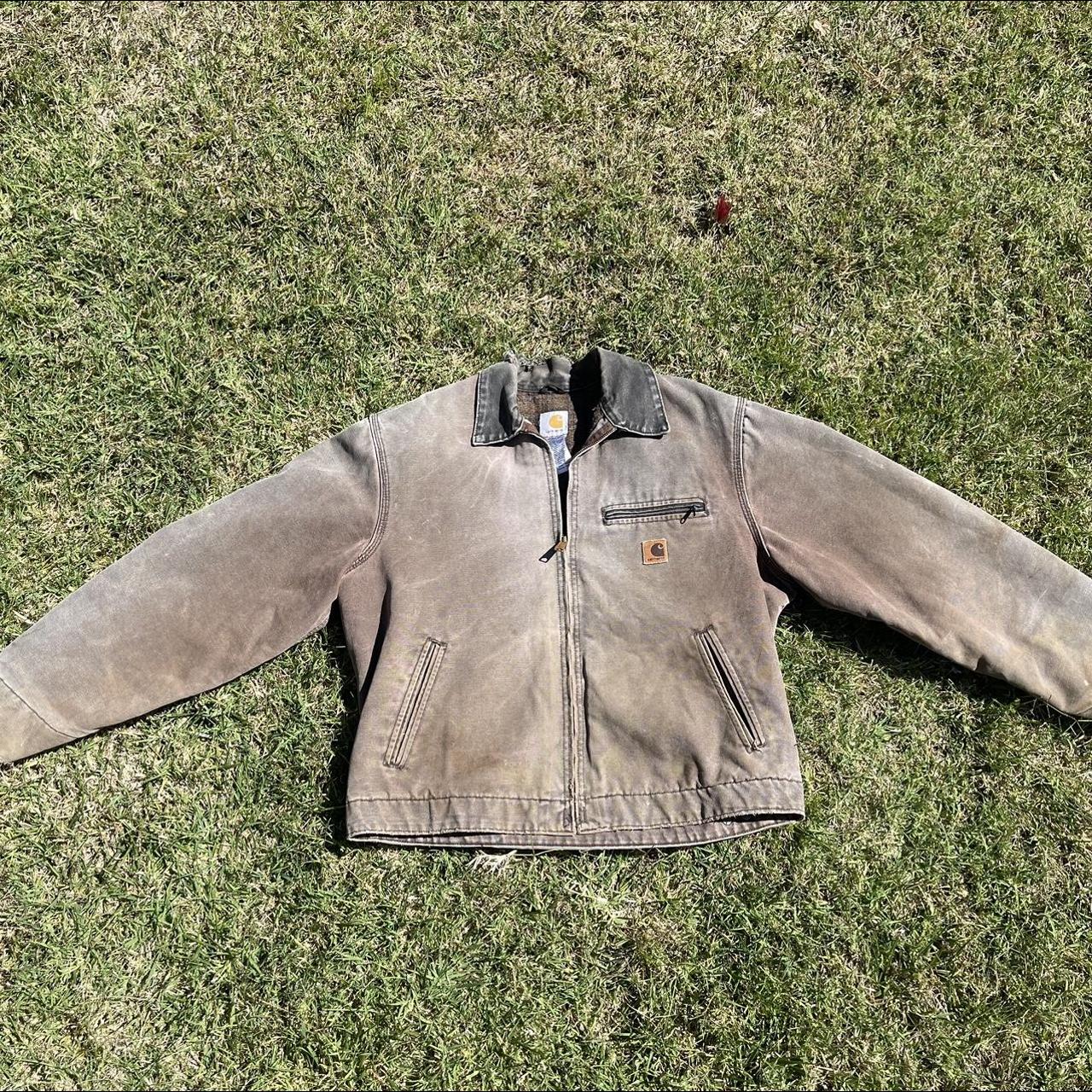 carhartt 90’s made in usa detriot jacket tagged size... - Depop