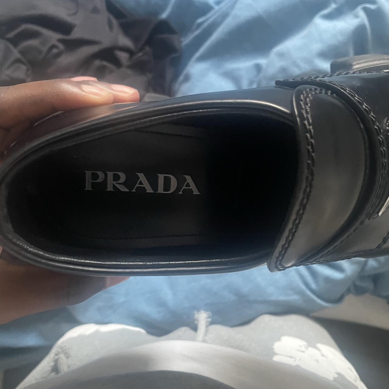 Prada loafers only worn once still very fresh - Depop