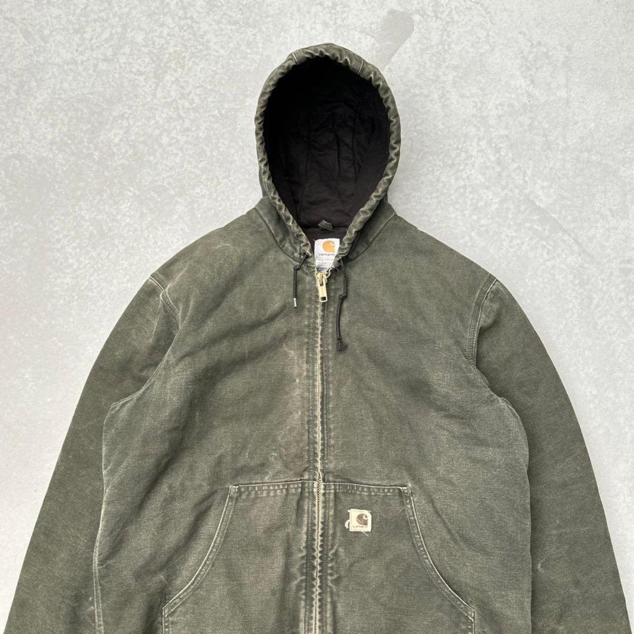 Carhartt Active Jacket J130 MOS Moss Green - Depop