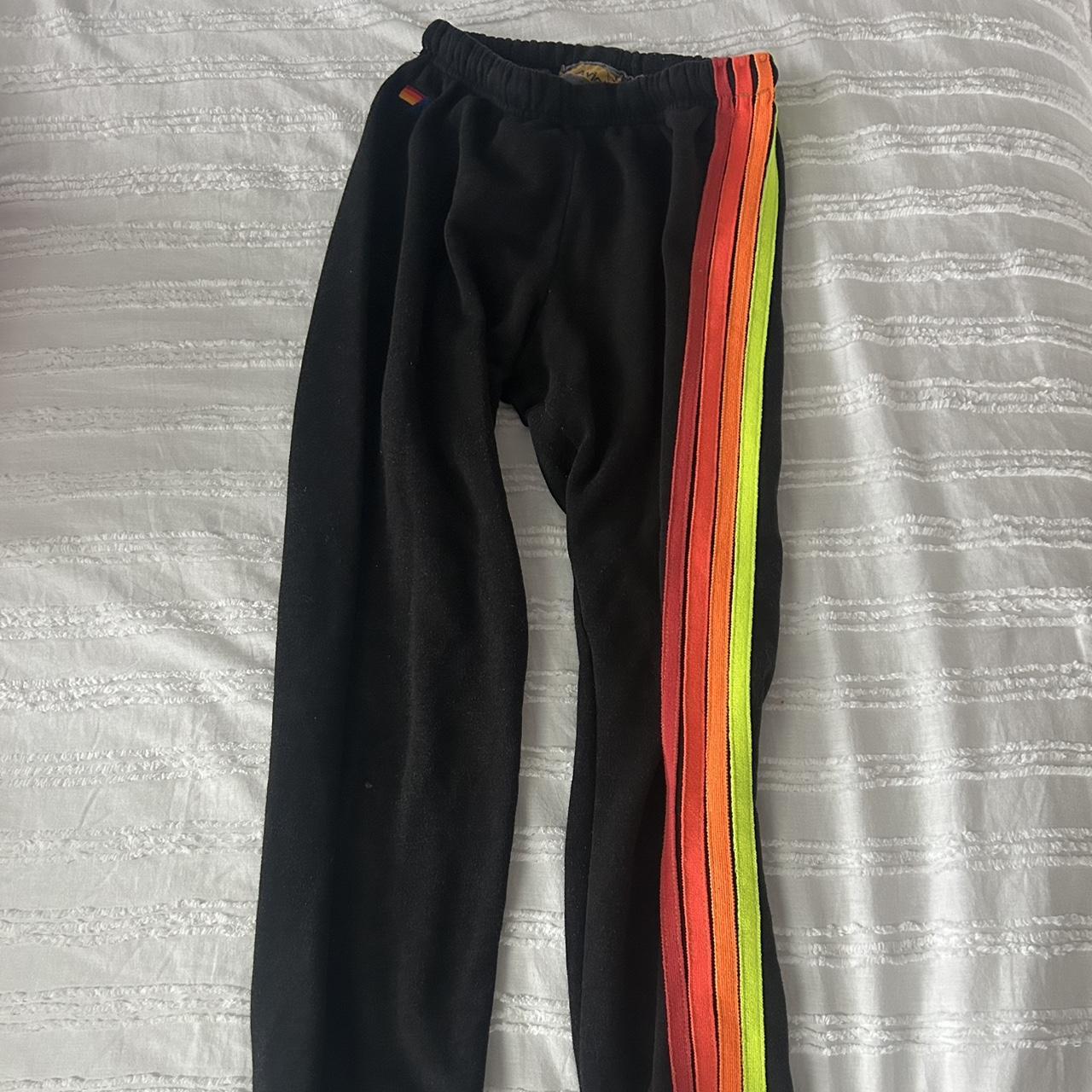 AVIATOR NATION SIZE S- neon jogger Sooo comfy and... - Depop