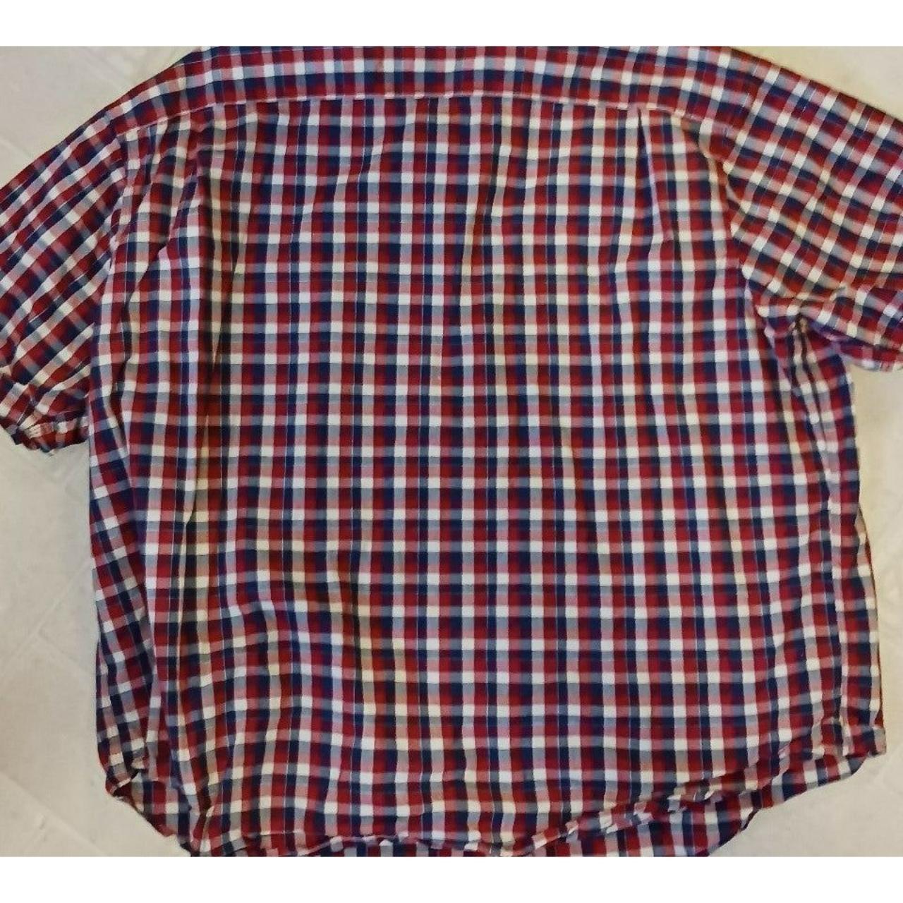 C.E. SCHMIDT Workwear 4XL mens red white & blue... - Depop