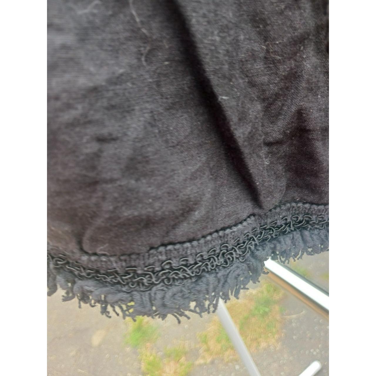 Sim & Sam linen or muslin shorts black size medium... - Depop