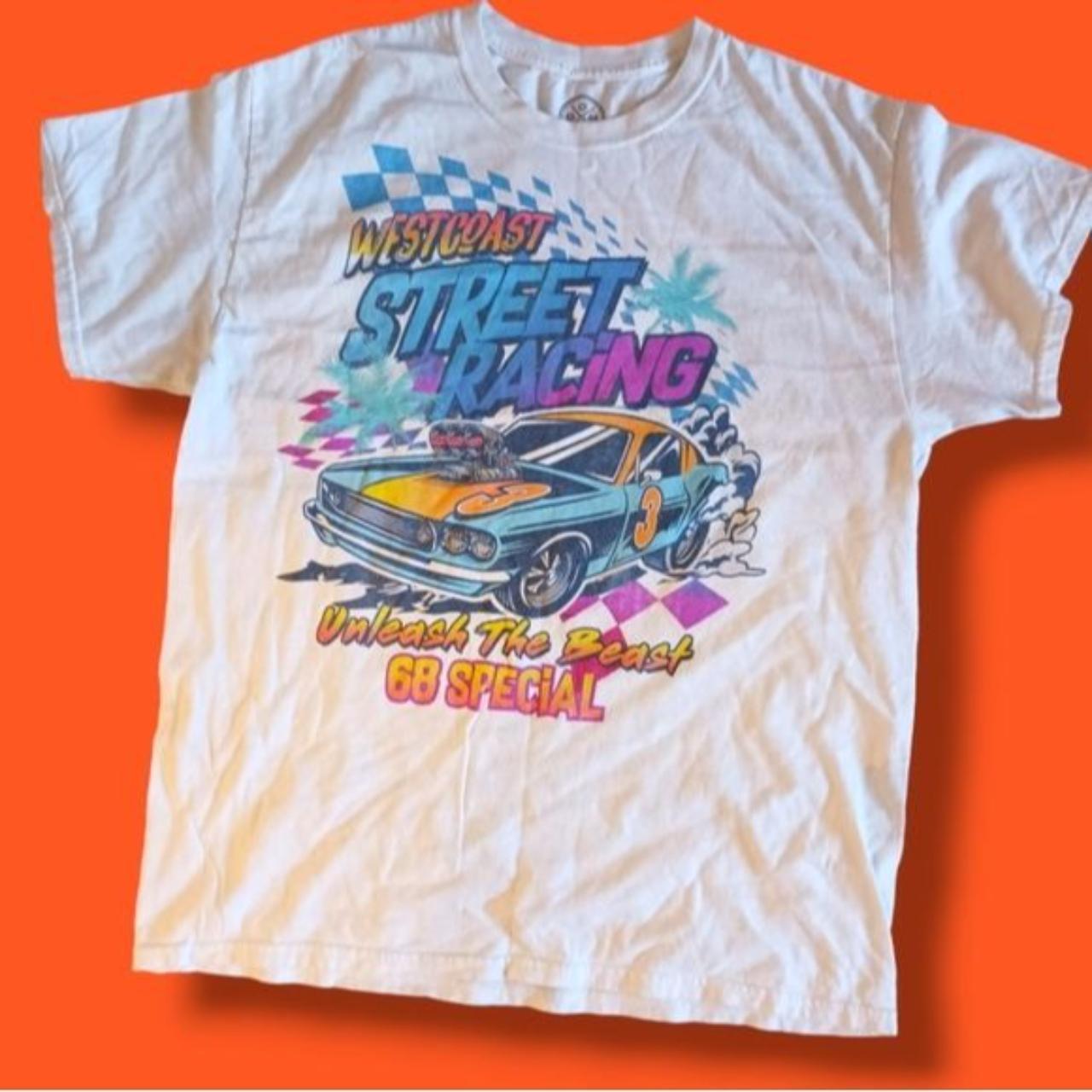 Dom size large West Coast Street racing bright... - Depop