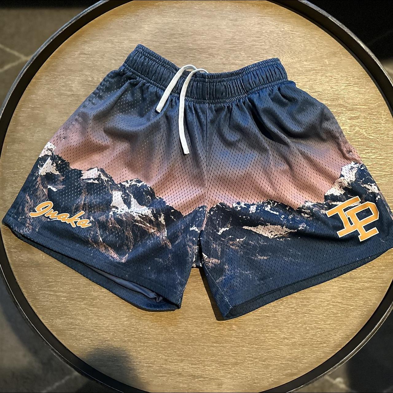 Inaka Power Rocky Mountain Mesh Shorts (Medium) - Depop