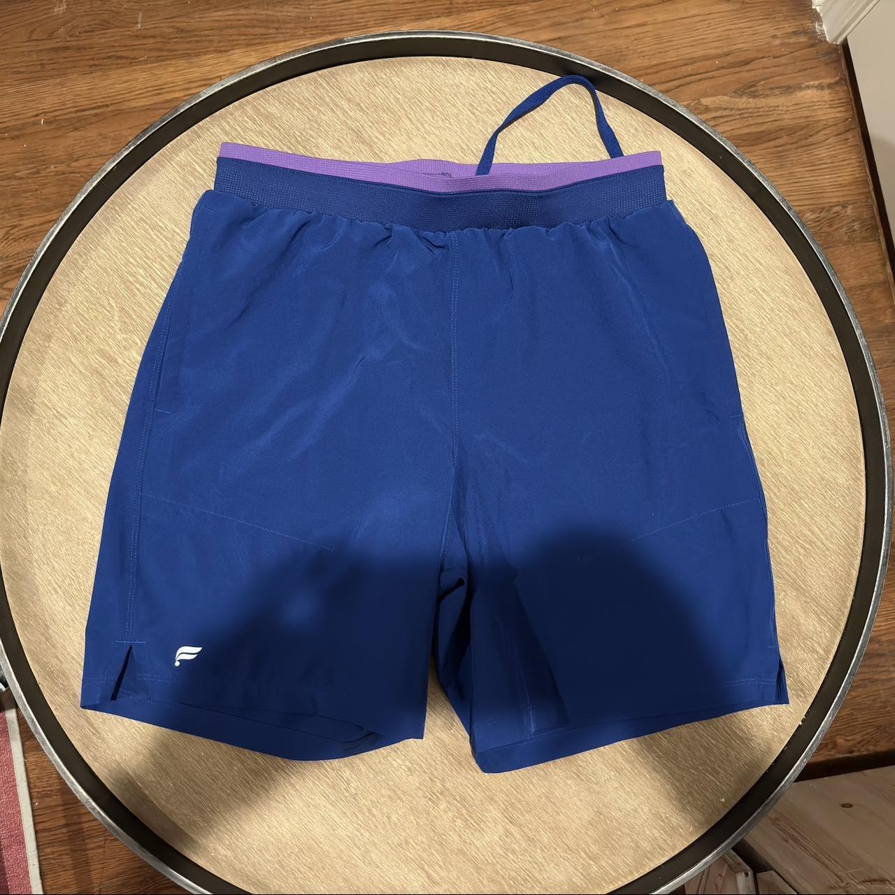 Fabletics Shorts Blue (Medium) - Depop