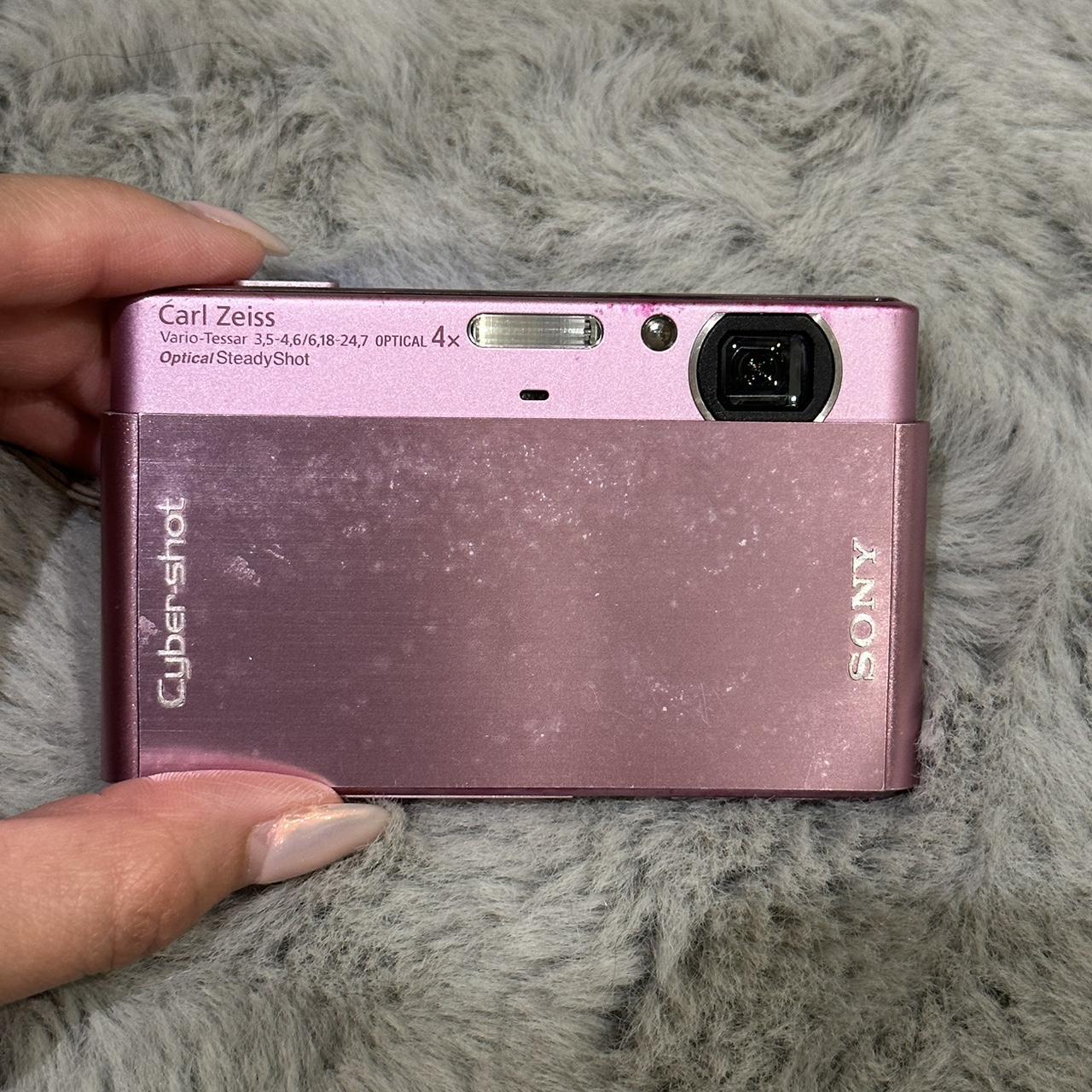 Sony Cyber-shot DSC-T77 pink digital camera Tested-... - Depop
