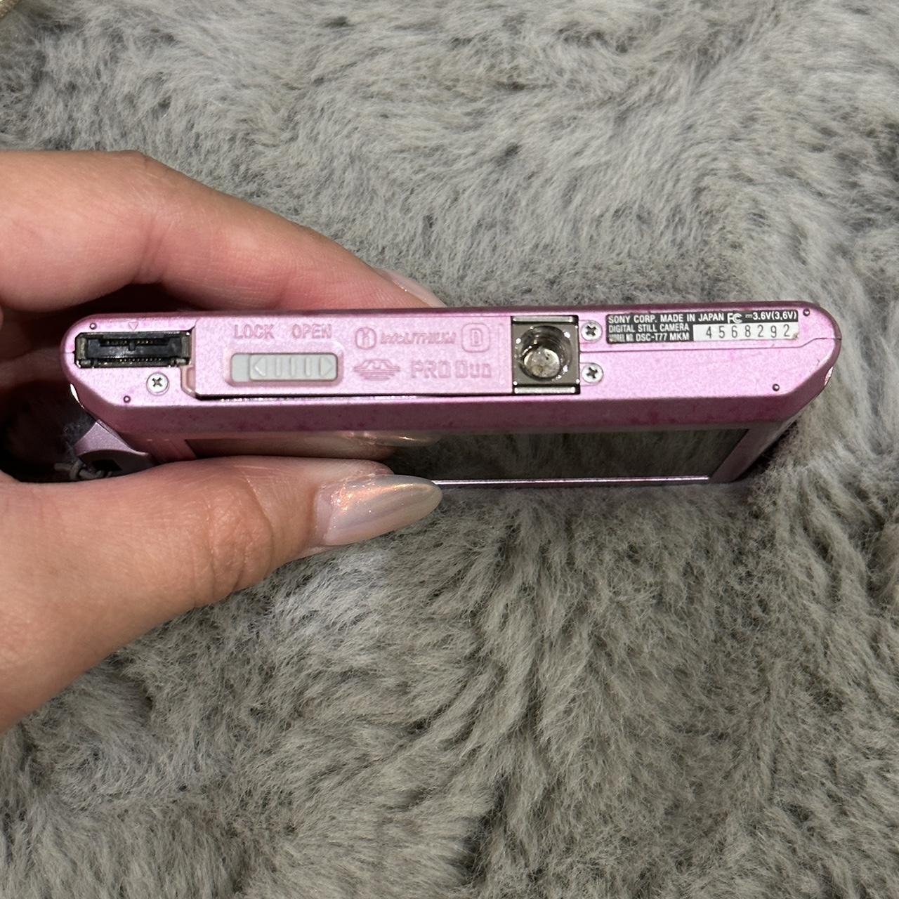Sony Cyber-shot DSC-T77 pink digital camera Tested-... - Depop