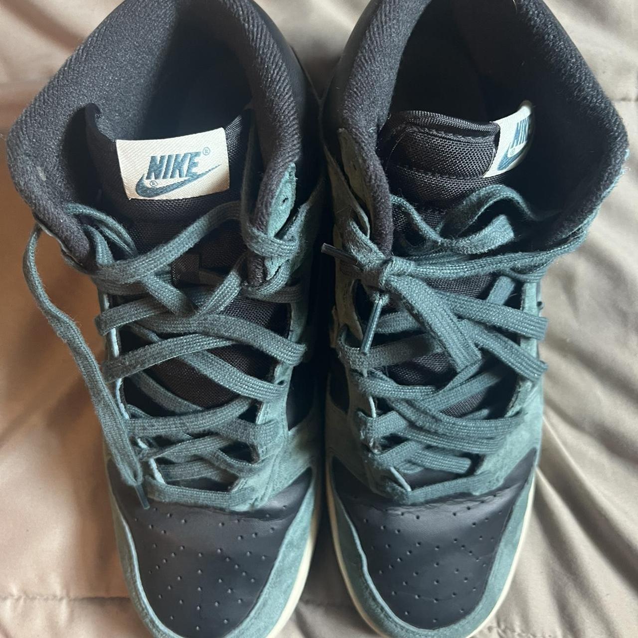 Nike Dunk High Faded Spruce Size 11 Fairly New... - Depop