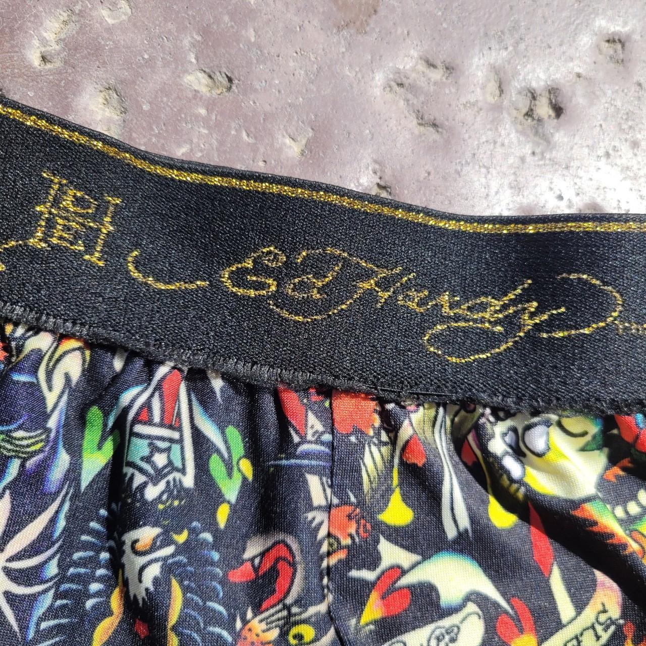 Y2K ED HARDY Boxer Briefs Never worn Tagged Size... - Depop