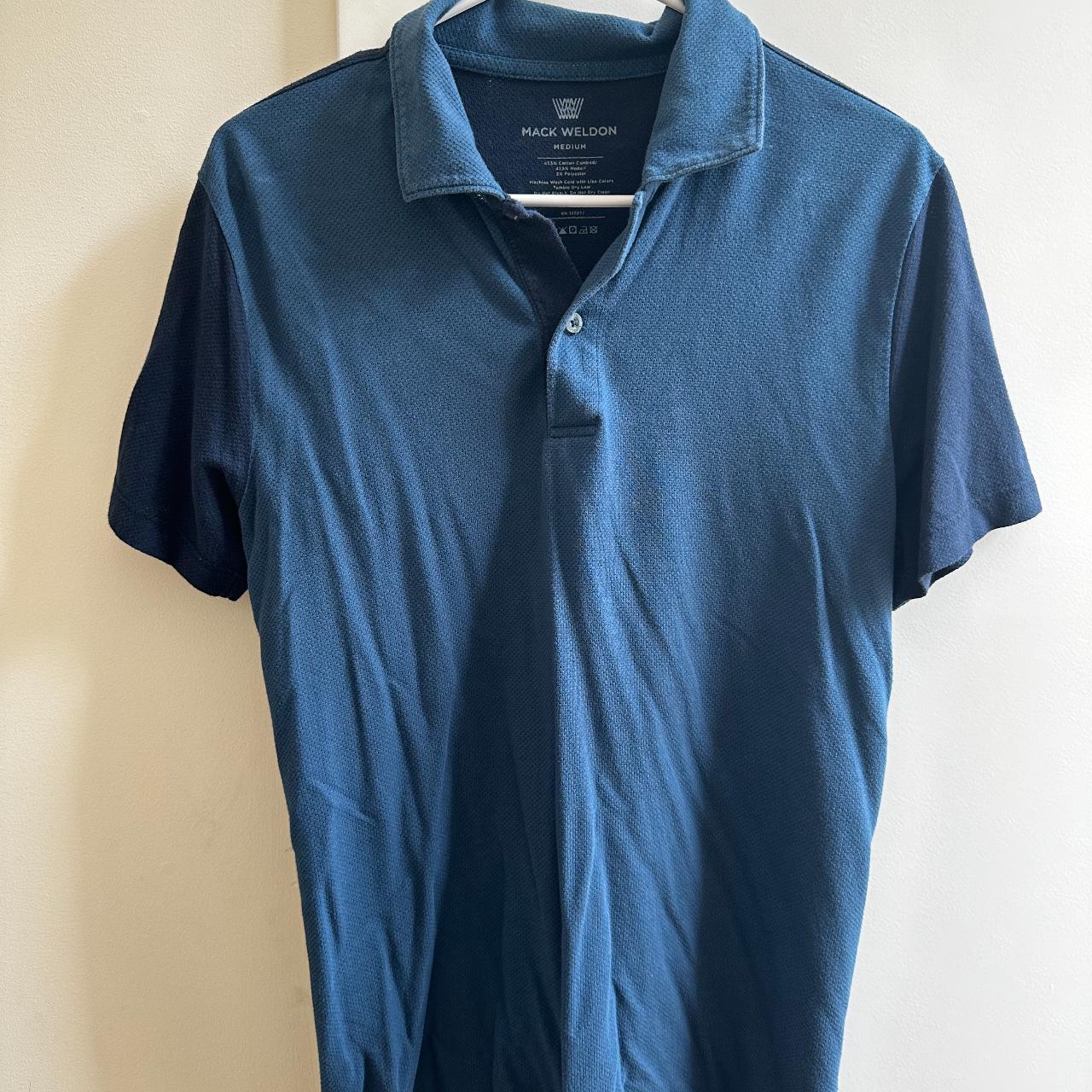 Mens Mack Weldon Polo Shirt size Medium with... - Depop