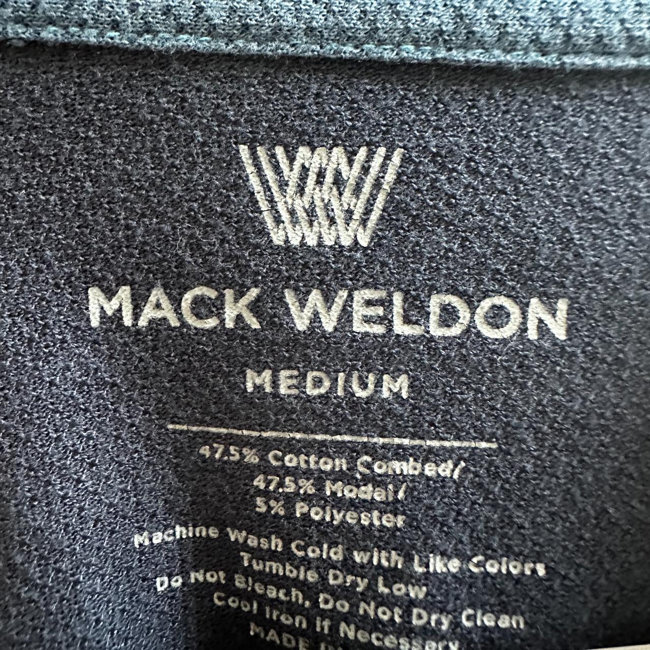 Mens Mack Weldon Polo Shirt size Medium with... - Depop