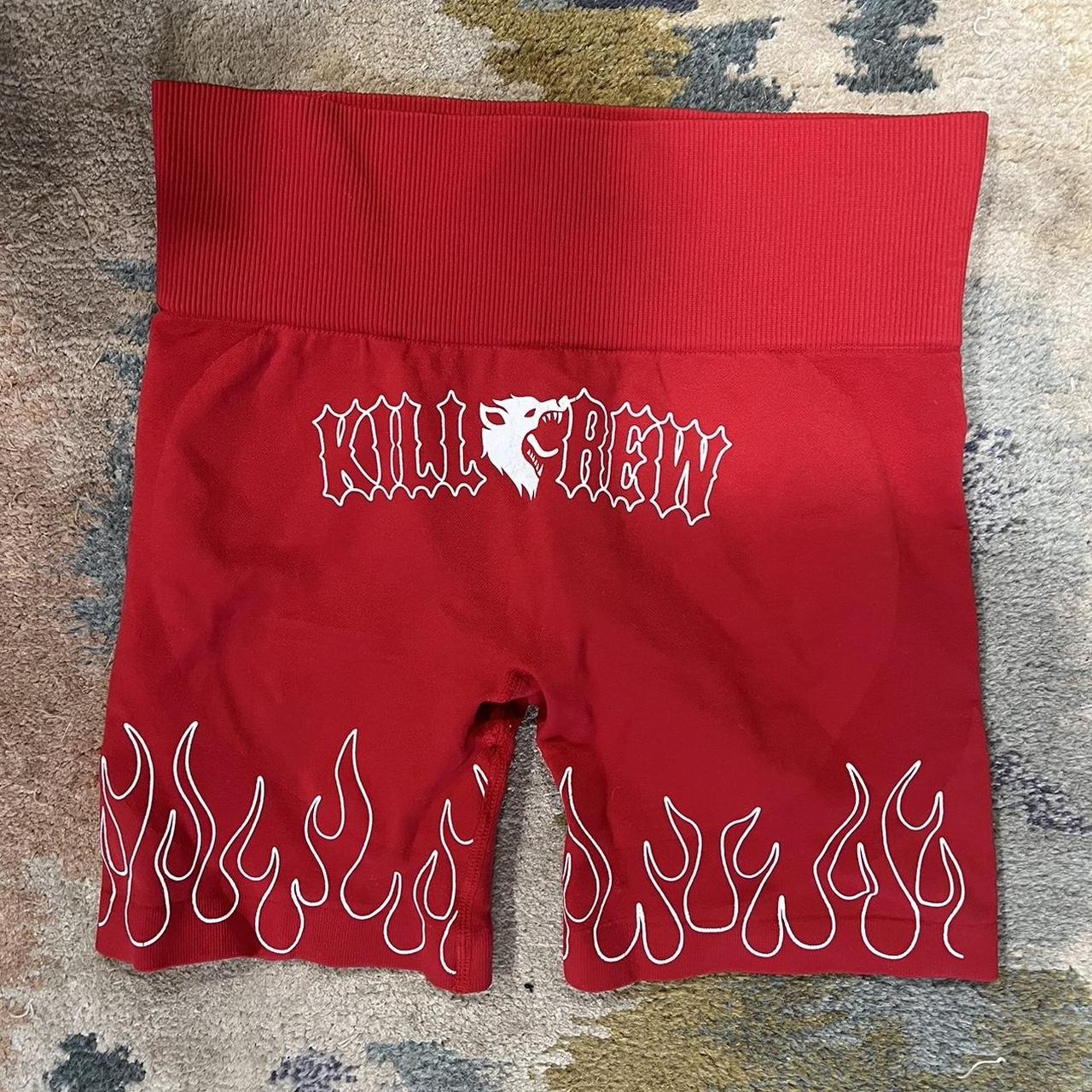 Kill Crew Fighting Co Seamless flames bike... - Depop
