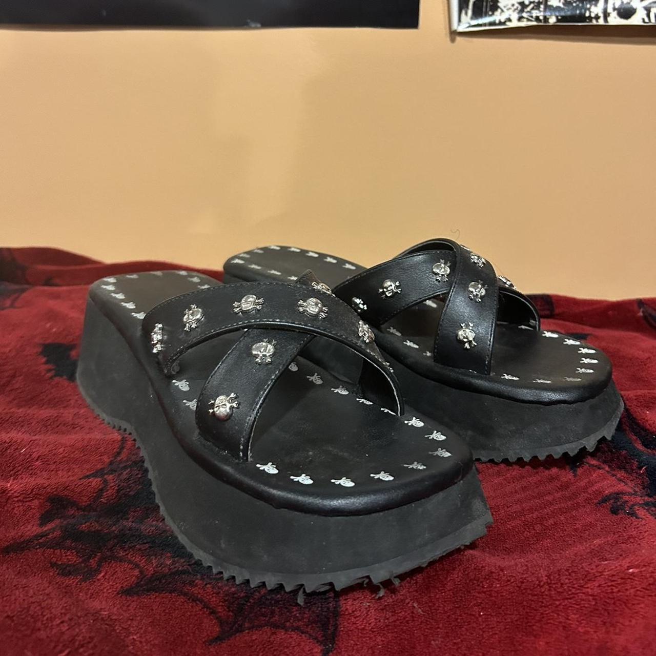 Demonia sandals !!! size 10 - Depop