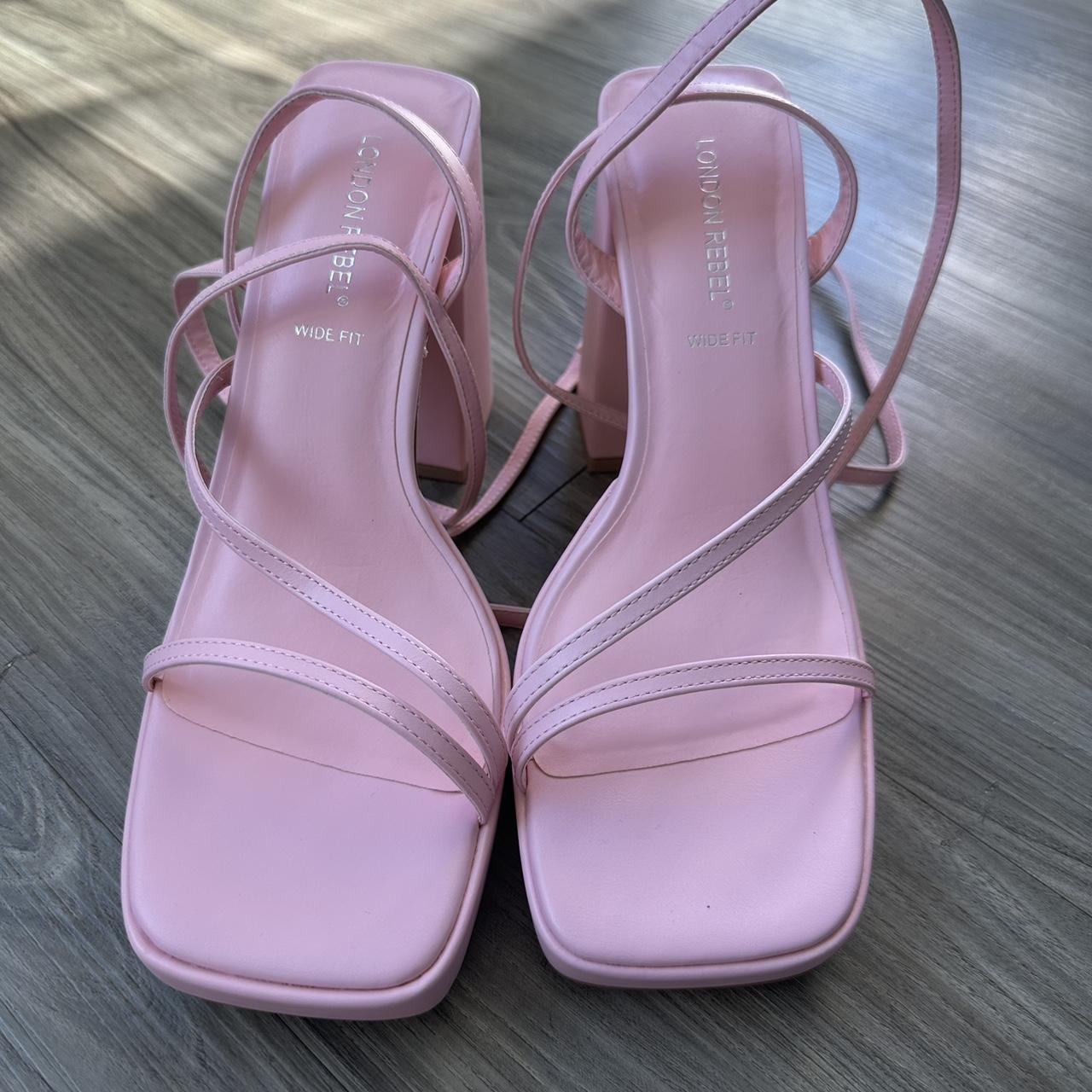 Brand new!! — ASOS London Rebel wide fit light pink... - Depop