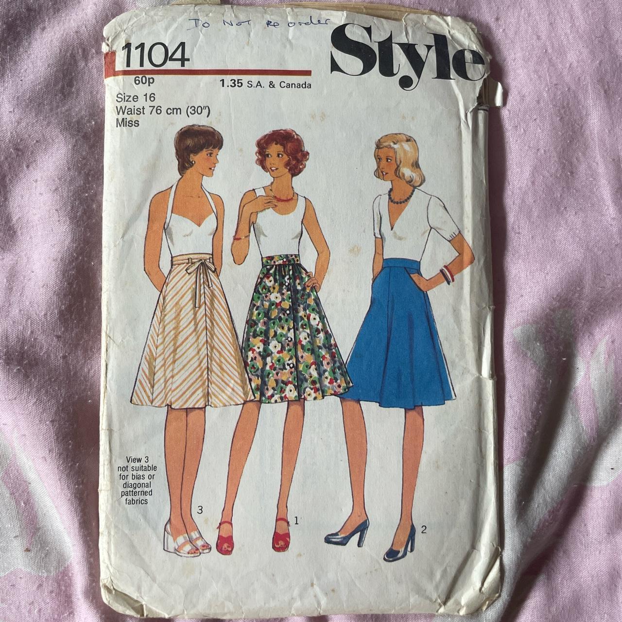 Style sewing pattern from 1975 Size... - Depop