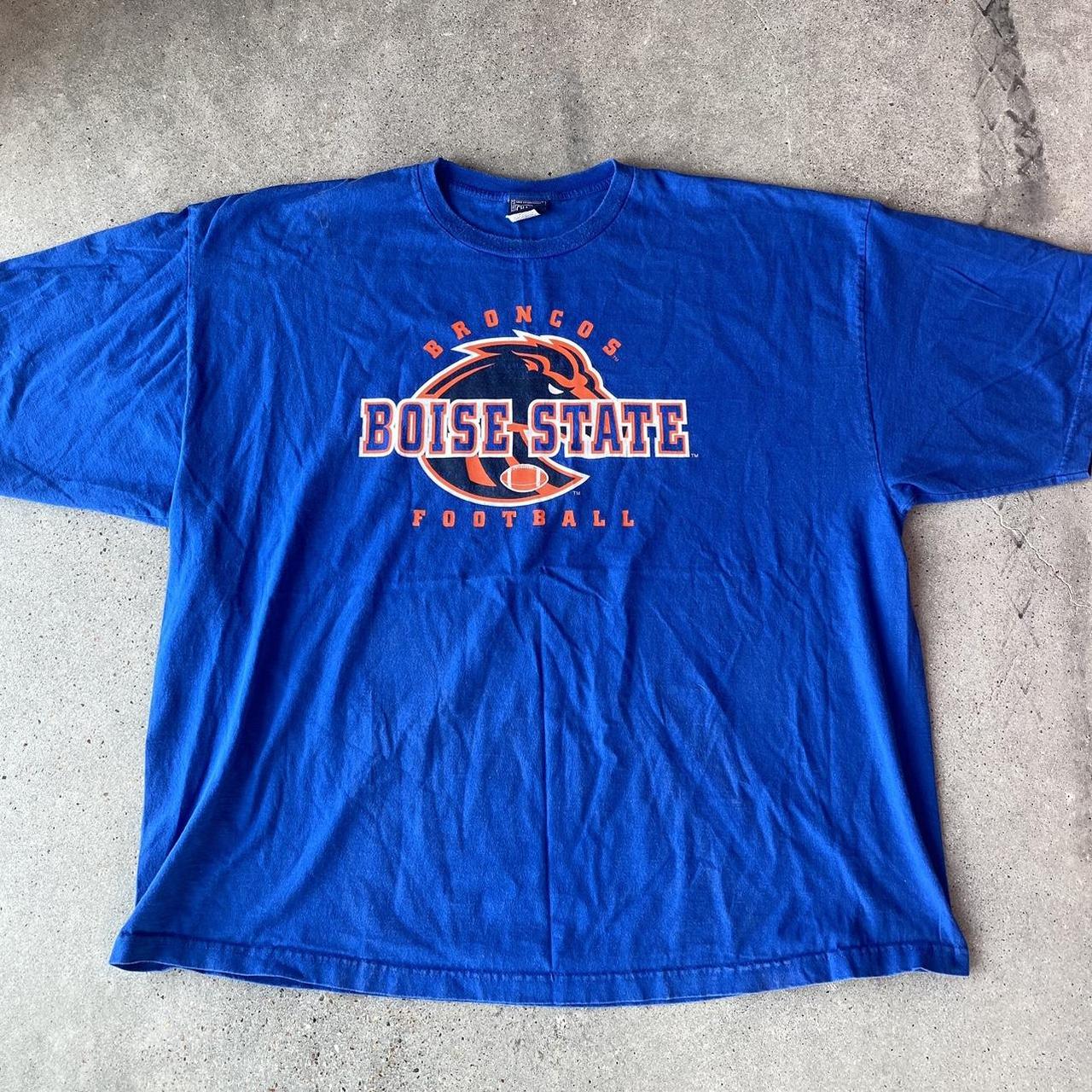 Boise State football t shirt - great condition, blue... - Depop