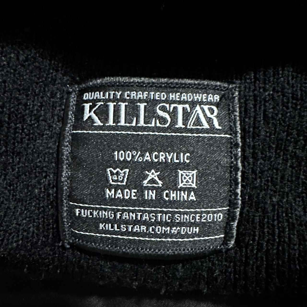 black killstar beanie - Depop