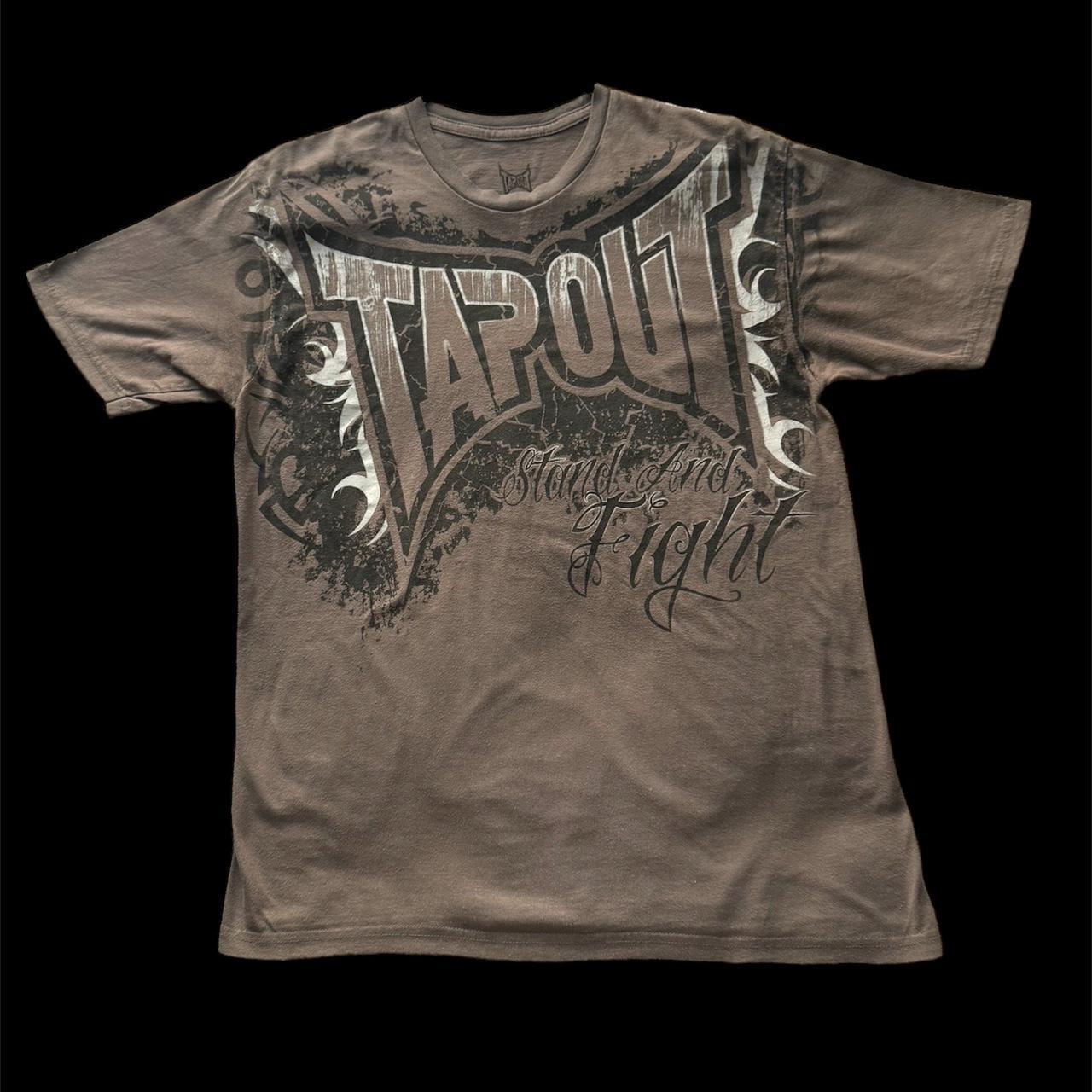 Crazy Tapout tee from 2000s, super cool design with... - Depop