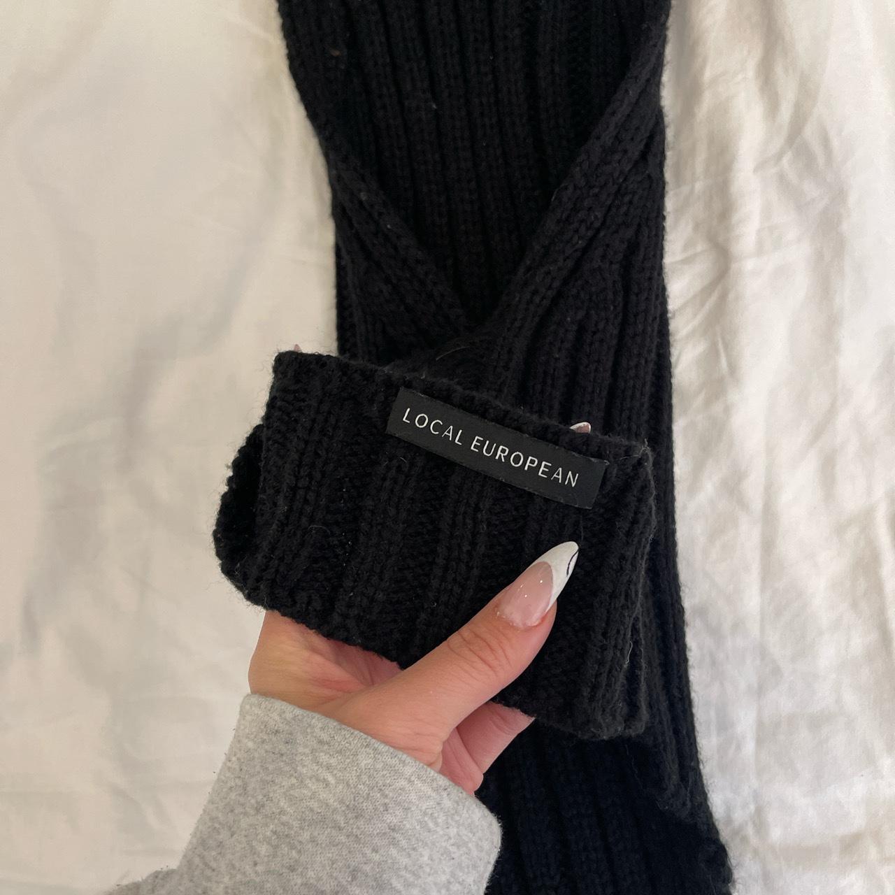 LOCAL EUROPEAN KNIT HALTER TOP size medium - Depop