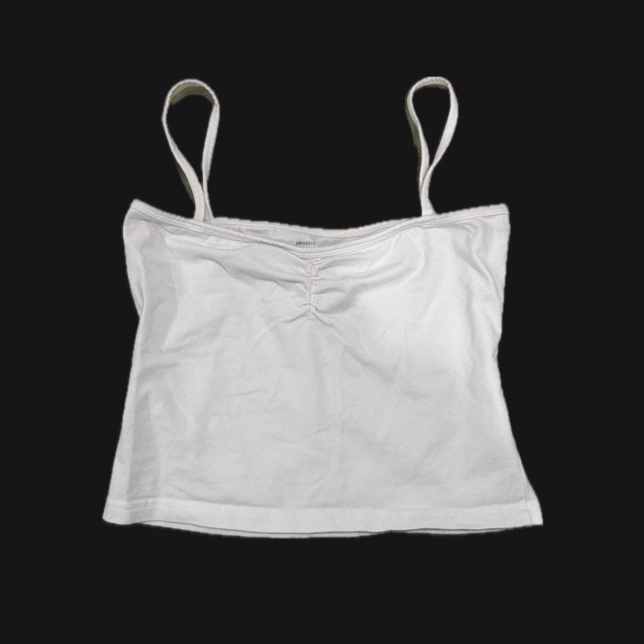 brandy melville / john galt white faye tank -... | Depop
