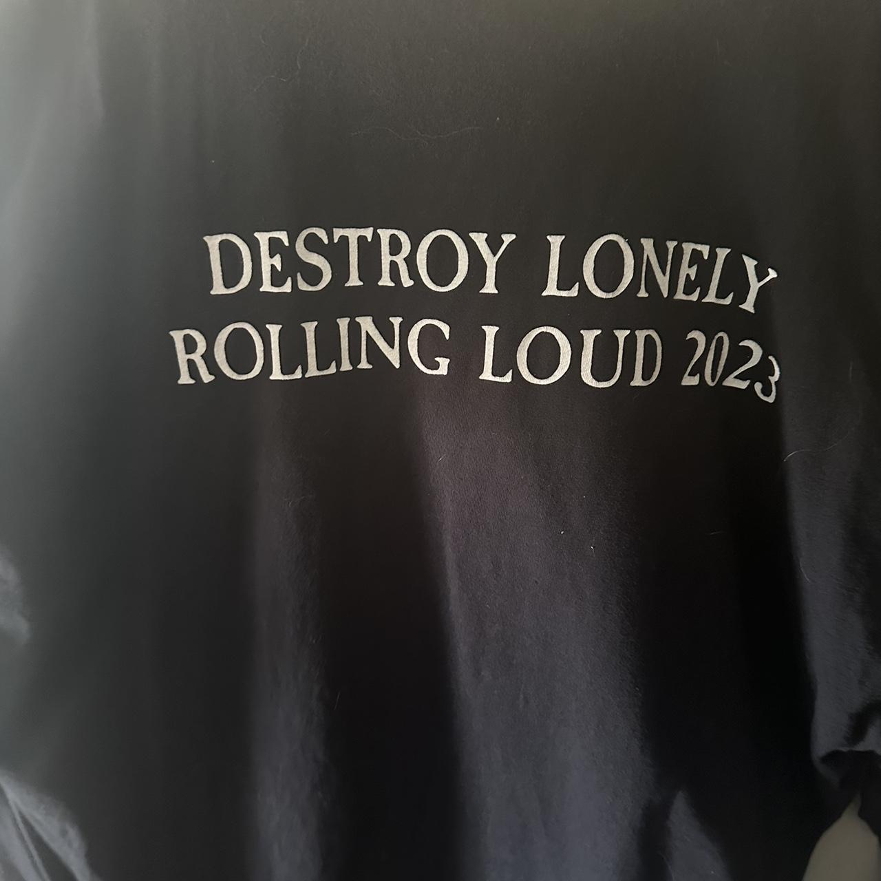 destroy lonely rolling loud long sleeve xxl... - Depop