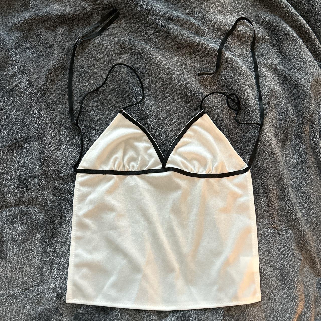 BRAND NEW backless tie-top 🤍🪩💫🥂 soo cute for nights... - Depop