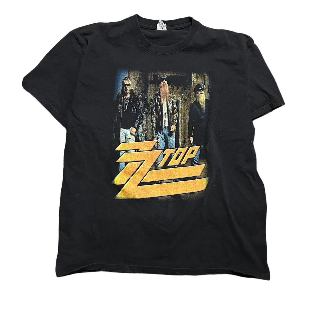 ZZ Top Rock Band Vintage Shirt - ZZ Top 2000’s... - Depop