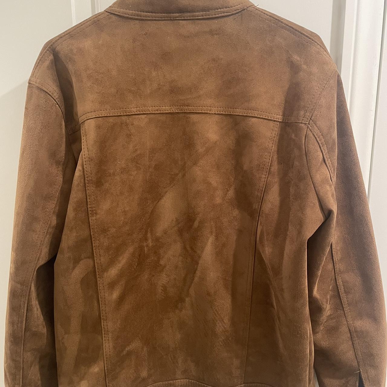 GA Milano vintage 70s suede bomber/racer jacket.... - Depop