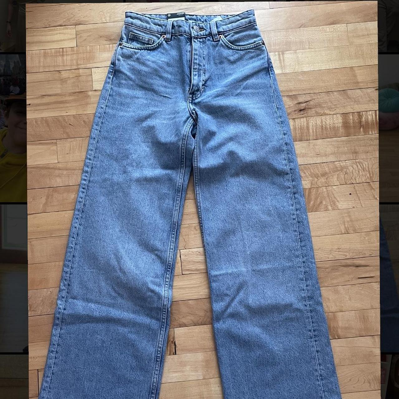 Jean Monki type Yoko. Color mid blue. Size 24... - Depop