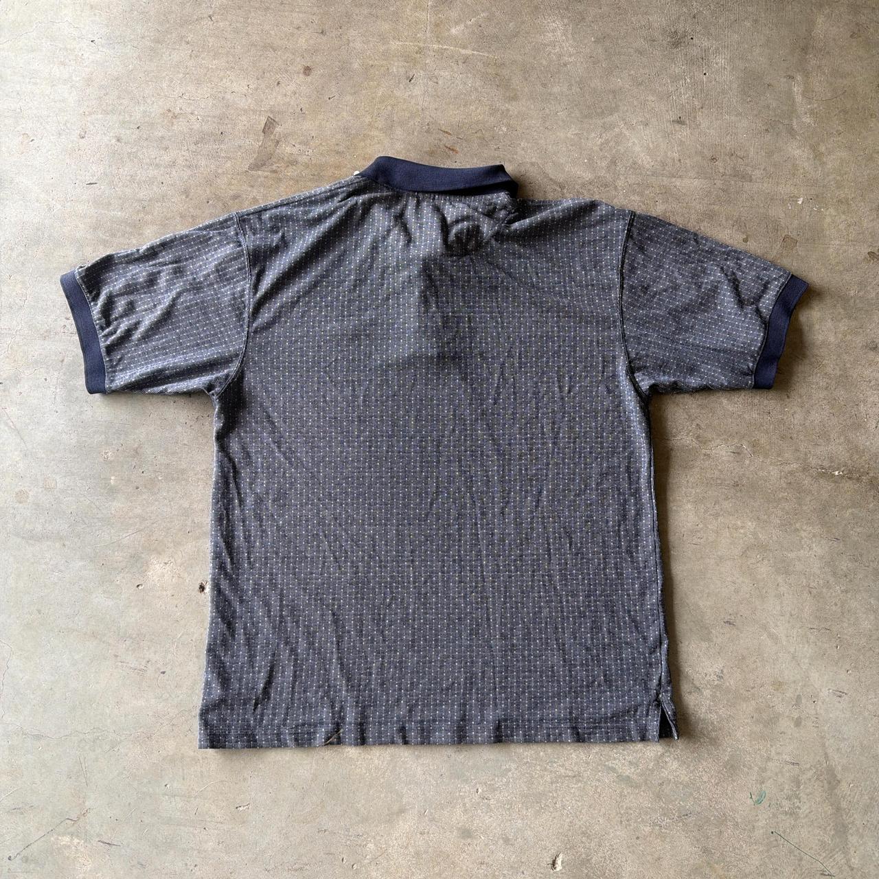 Jack Newton Vintage Target navy patterned golf polo.... | Depop