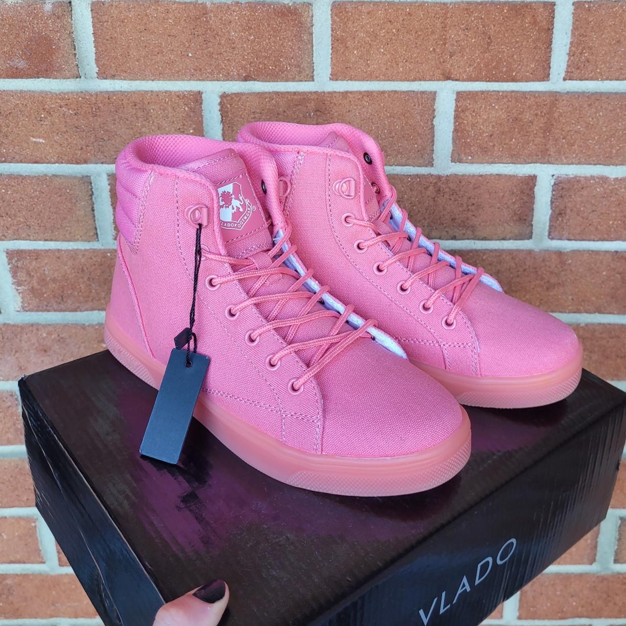 New in box Vlado Footwear rose pink Athena sneakers,... - Depop