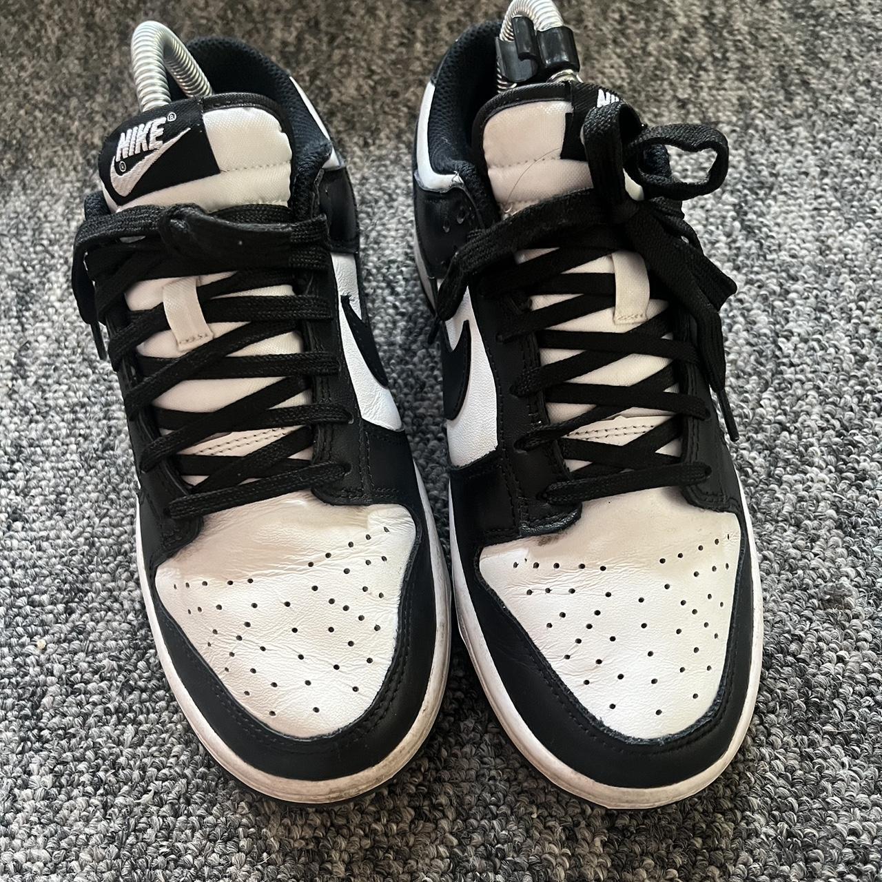 Nike panda dunk Size 4.5 Women’s #nike #pandas - Depop