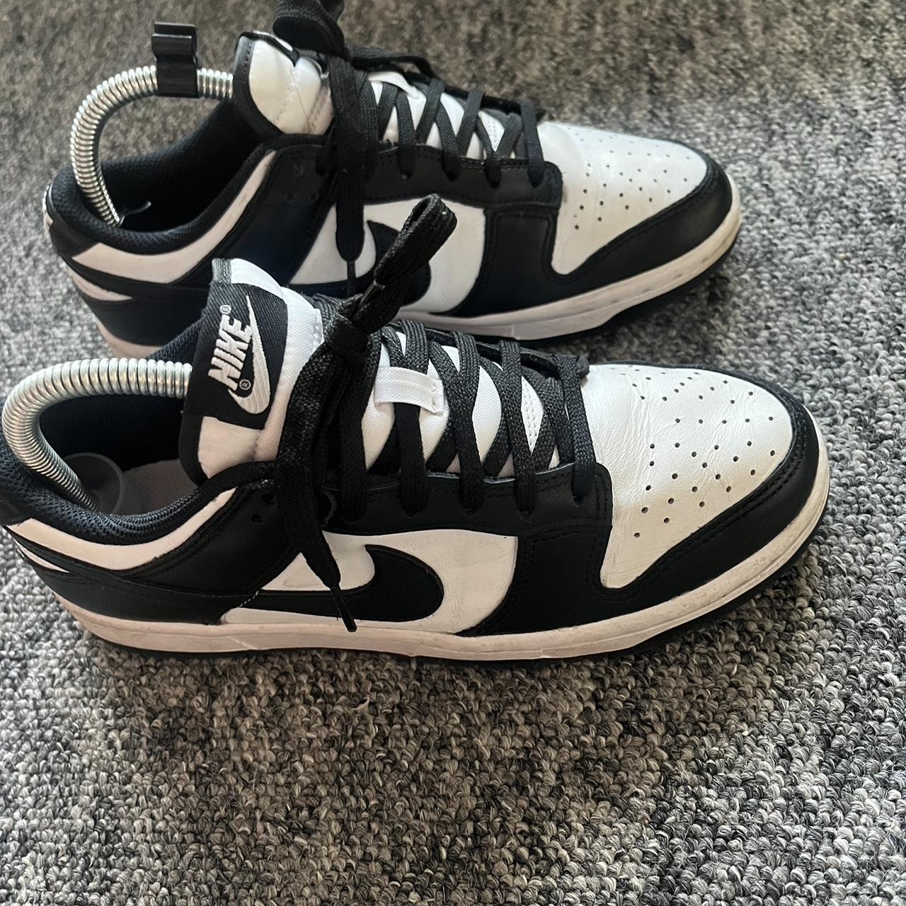 Nike panda dunk Size 4.5 Women’s #nike #pandas - Depop