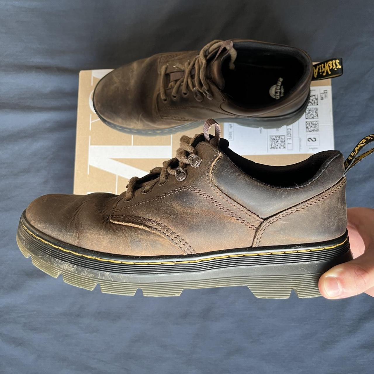 Dr. Martens Reeder Leather Utility Shoes... | Depop