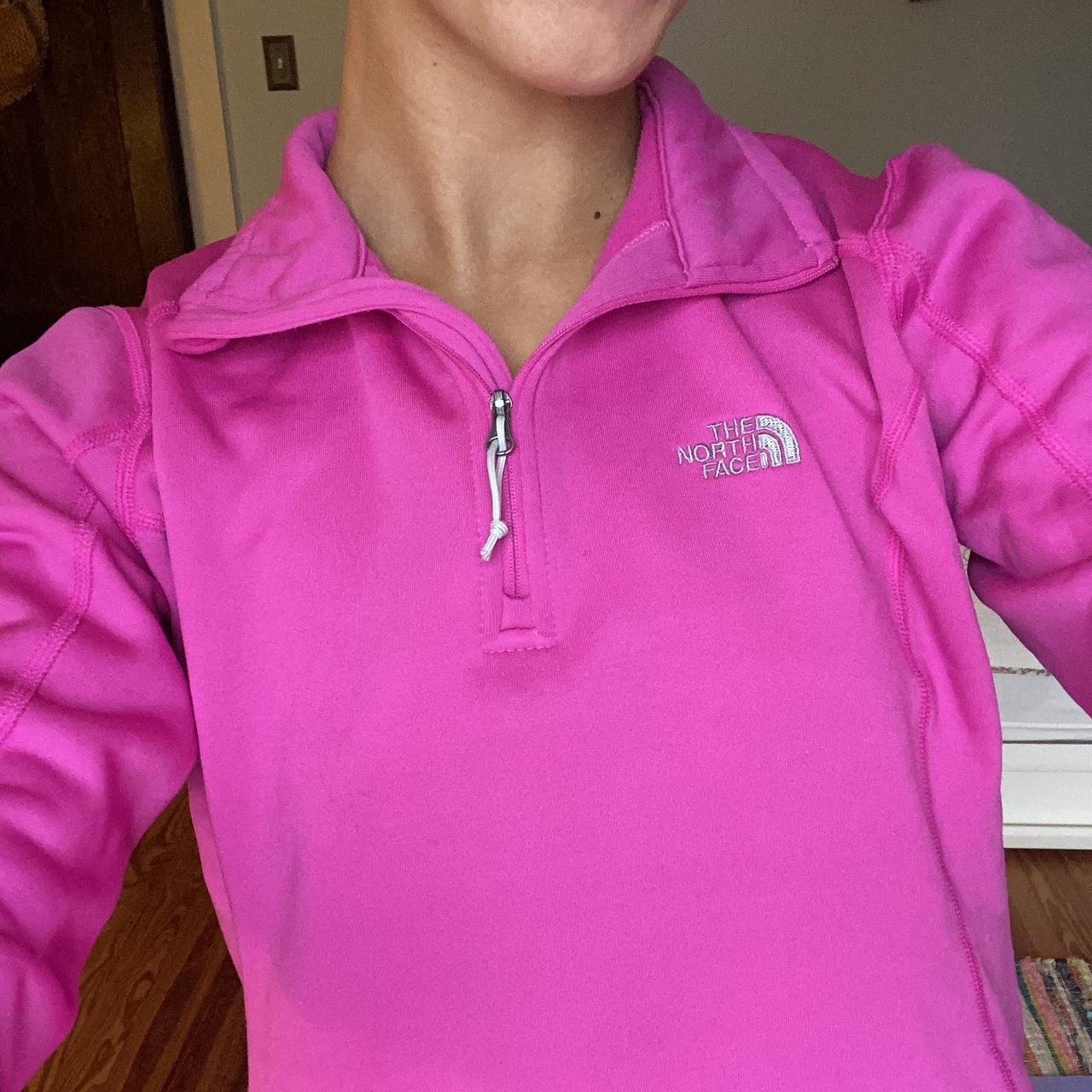 Pink North Face Fleece Quarter Zip! 🩷 Size L but... - Depop