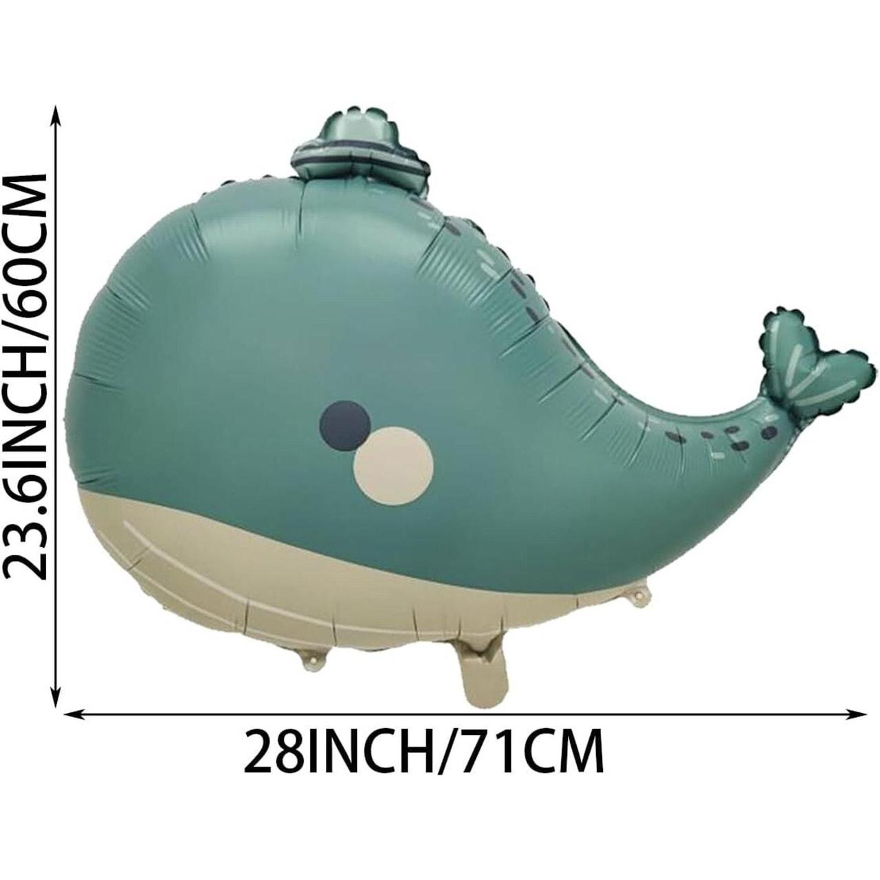 Whale Balloon,2 PCS 28 Inch Ocean Balloons, Under... | Depop